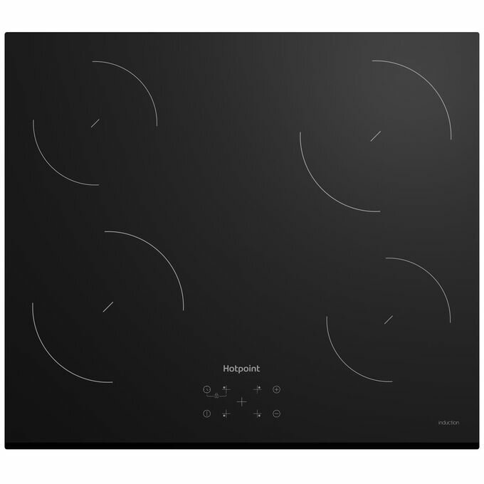 Варочная панель Hotpoint HQ 1760S BF, индукционная, 4 зоны нагрева, стеклокерамика, сенсорное, 9 уровней мощности.