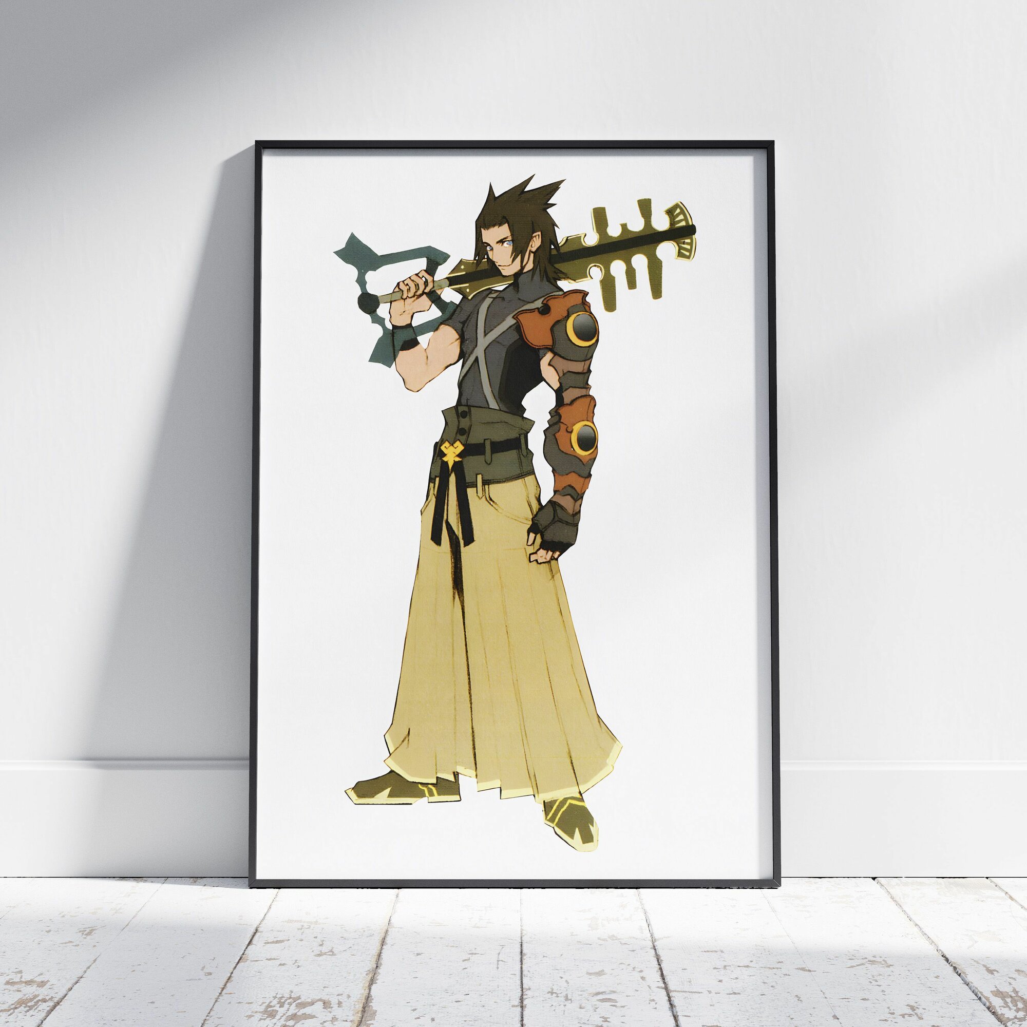 Плакат на стену для интерьера Кингдом Хартс (Терра - Terra) - Постер по игре Kingdom Hearts формата А3 (30x42 см)