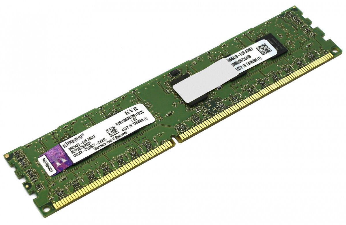 Оперативная память Kingston KVR1600D3S8R11S/2G DDRIII 2Gb