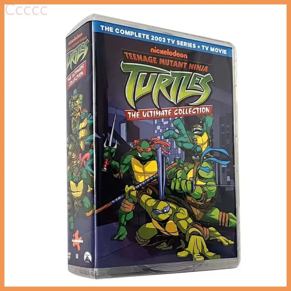 Teenage Mutant Ninja Turtles Полная версия Teenage Mutant Ninja Turtles 18 DVD Edition 2003(Английская версия, английское произношение, без субтитров)