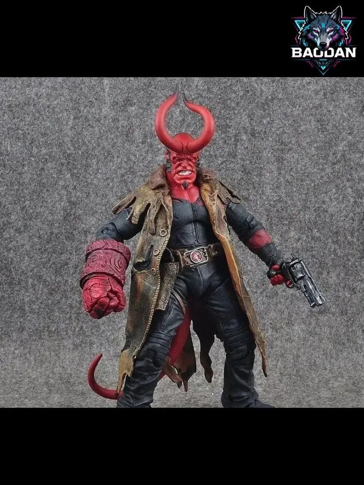 Фигурка Хеллбой с сигарой - Hellboy II The Golden Army 18см Фигурка Hellboy пластик