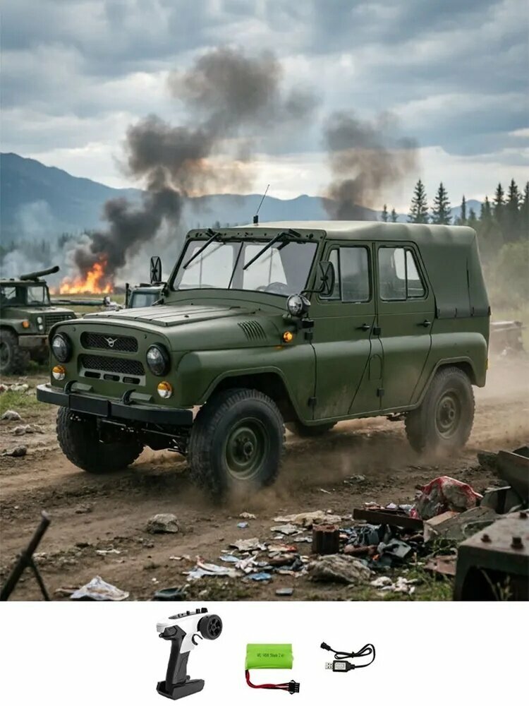 Модель автомобиля, WPL C94 UAZ-469 1:12 Радиоуправляемый внедорожник