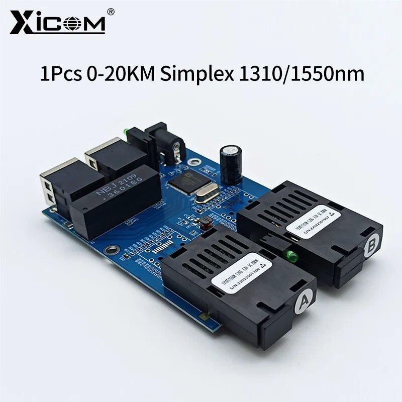 XICOM Оптоволоконный коммутатор 0-20KM 1310/1550nm Simplex