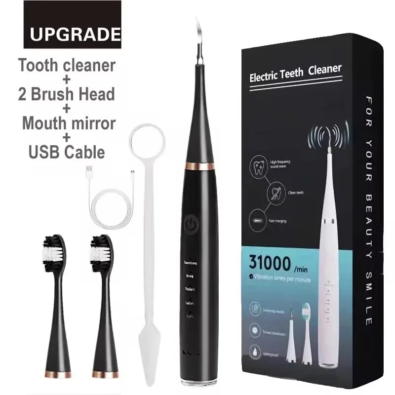 Электрическая зубная щетка Sonic Dental 3 в 1 Black