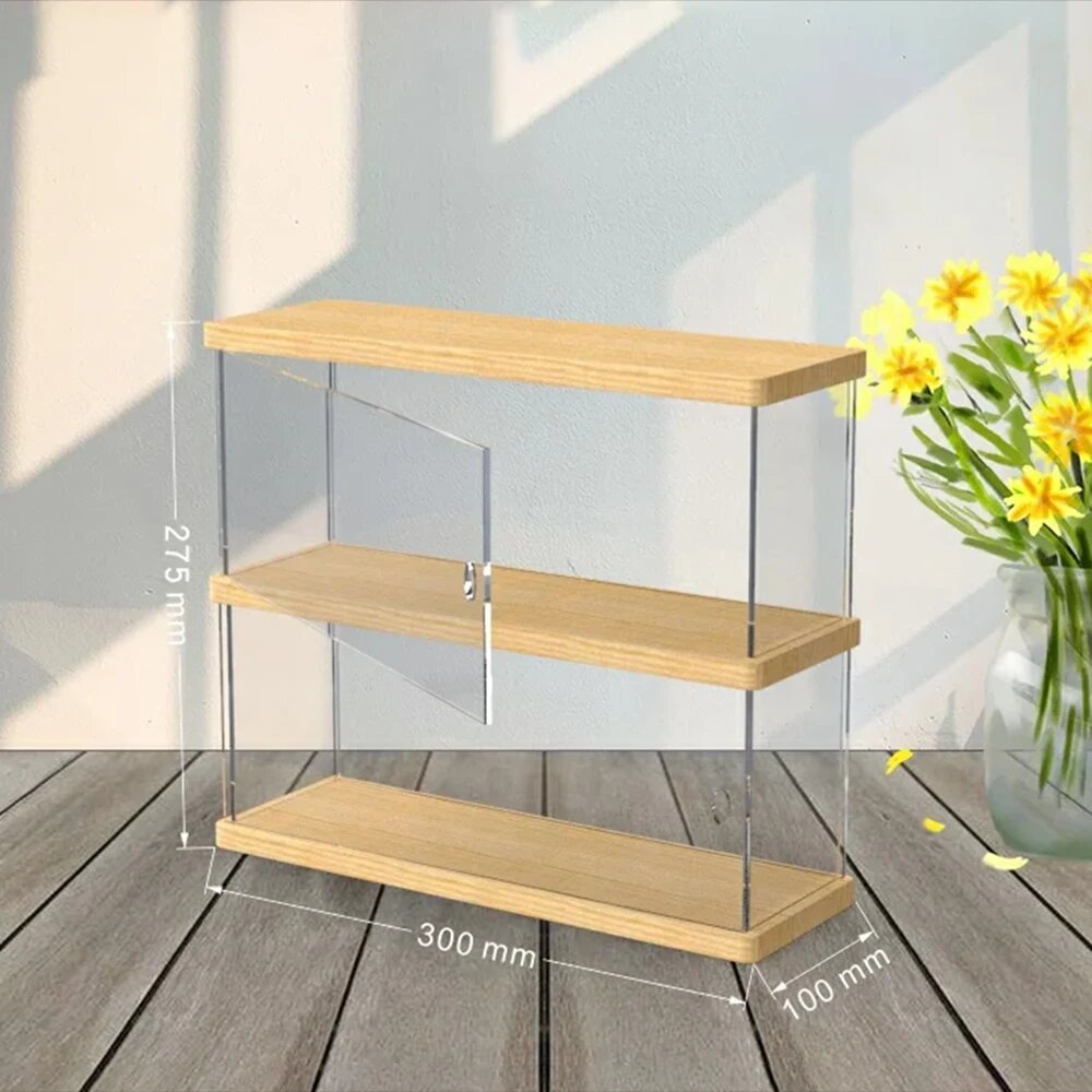 Акриловый витринный шкаф для фигурок, Цвет: D5207-2