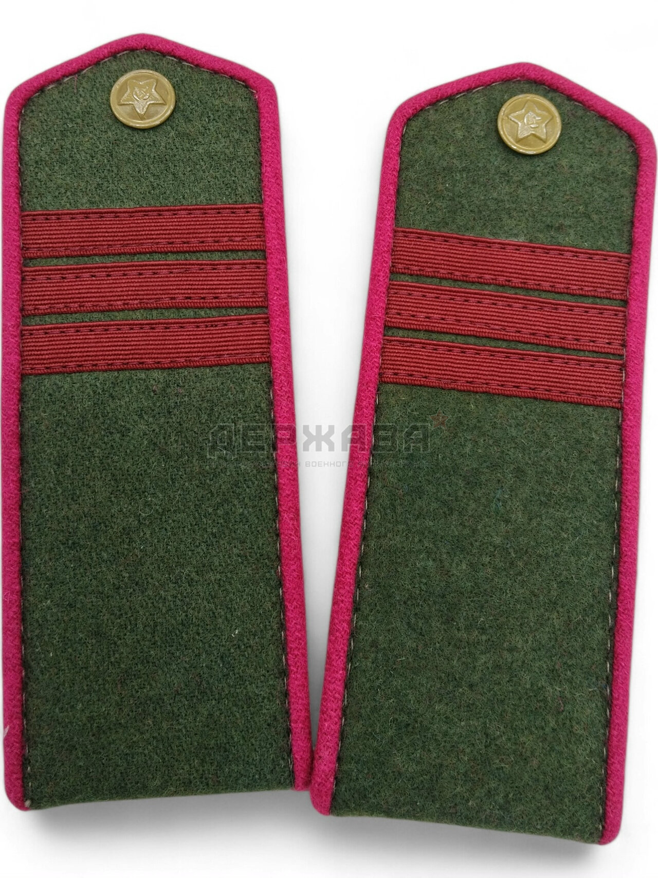 Погоны полевые, сержант РККА, СССР обр. 1943 г.
