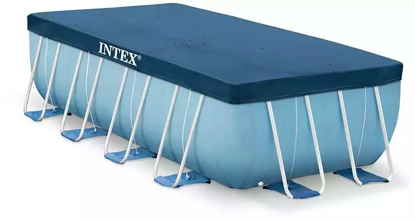 Тент для прямоугольного бассейна. 389х184 см, 28037, Intex