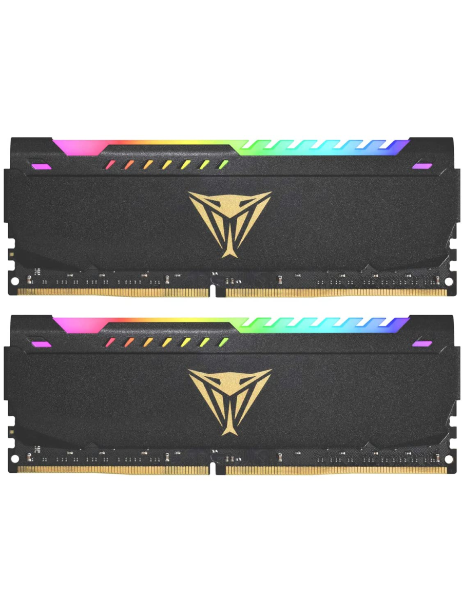 Память DDR4 2x8GB 3600MHz Patriot PVSR416G360C0K Viper Steel RGB RTL Gaming PC4-28800 CL20 DIMM 288-pin 1.35В dual rank с радиатором RTL