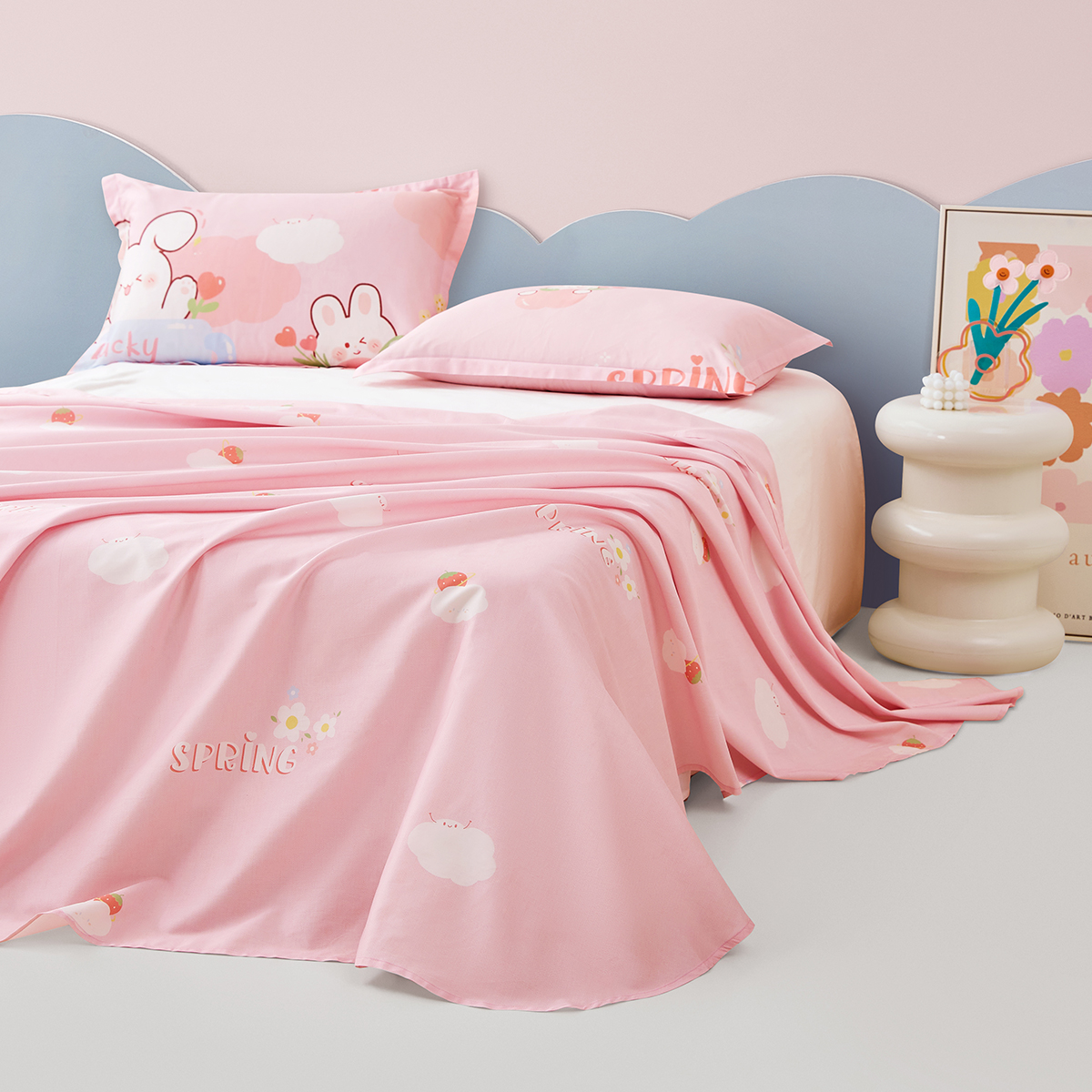 Детское постельное белье Luolai Home Textiles, класс А, из чистого хлопка, для мальчиков, для студенческих общежитий,