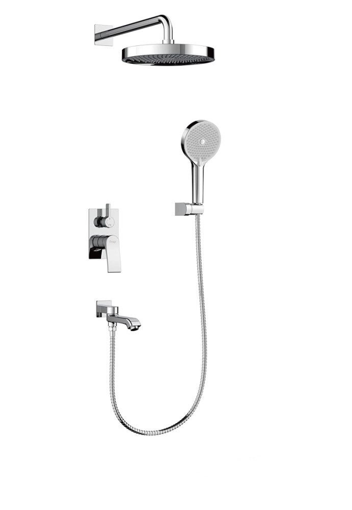Душевая система скрытого монтажа Frap F7GC17PL5, хром