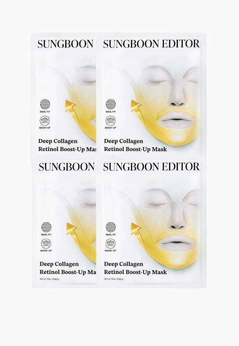 Sungboon Editor Маска для лица гидрогелевая 25 г х 4 шт.