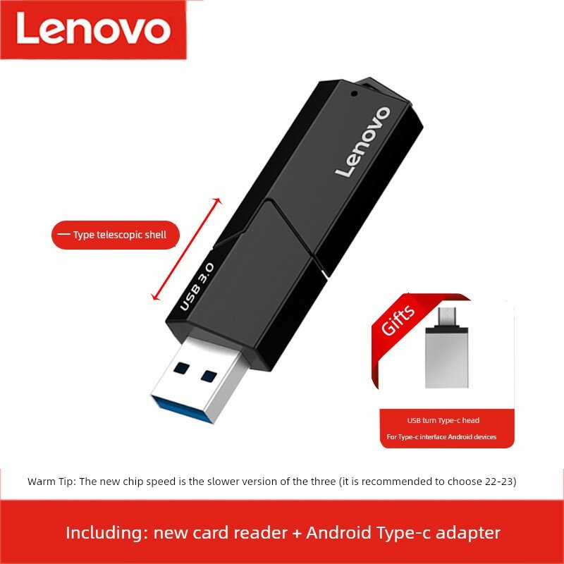 Устройство для чтения карт памяти Lenovo USB3.0, универсальное устройство для чтения карт памяти для мобильных