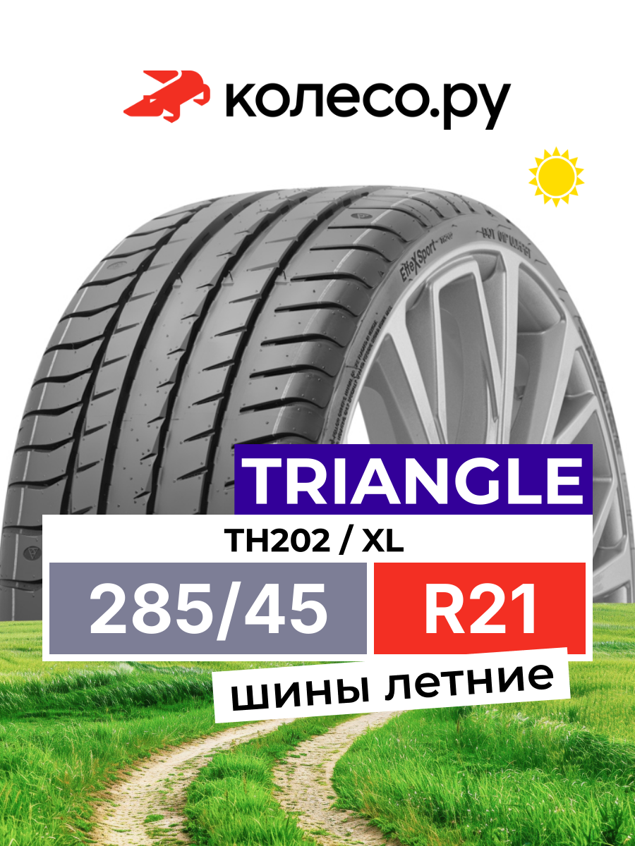 Шины летние Triangle TH202 285/45 R21 113W XL нешипованная летняя резина
