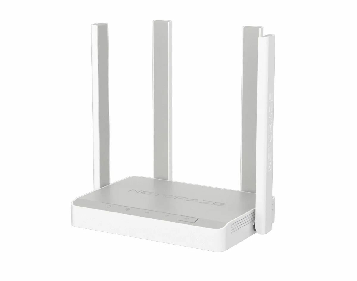 Интернет-центр Netcraze Viva NC-1913 гигабитный, AC1200, 4xRJ45 1Гбит/с, 1xUSB с поддержкой 3G/4G модемов, двухдиапазонный, с поддержкой Mesh