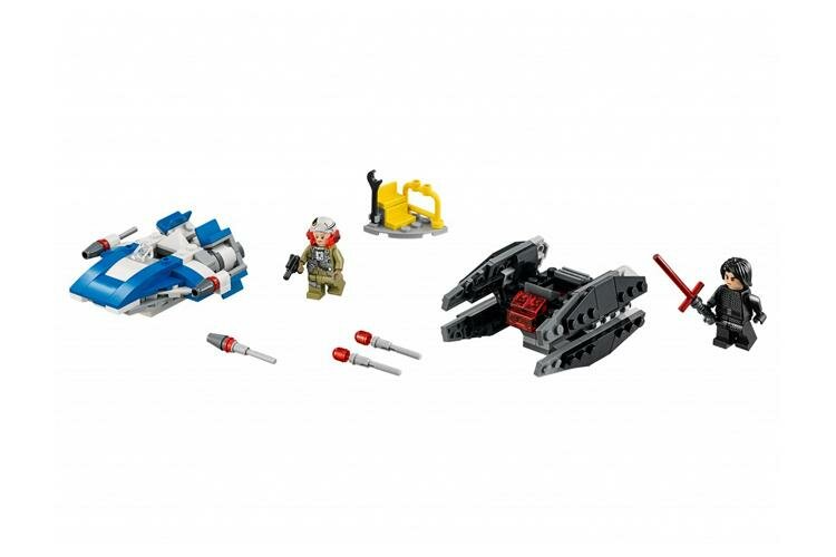 Конструктор унисекс LEGO Star Wars A Wing Fighter vs TIE Silent Battle Set, 188 деталей
