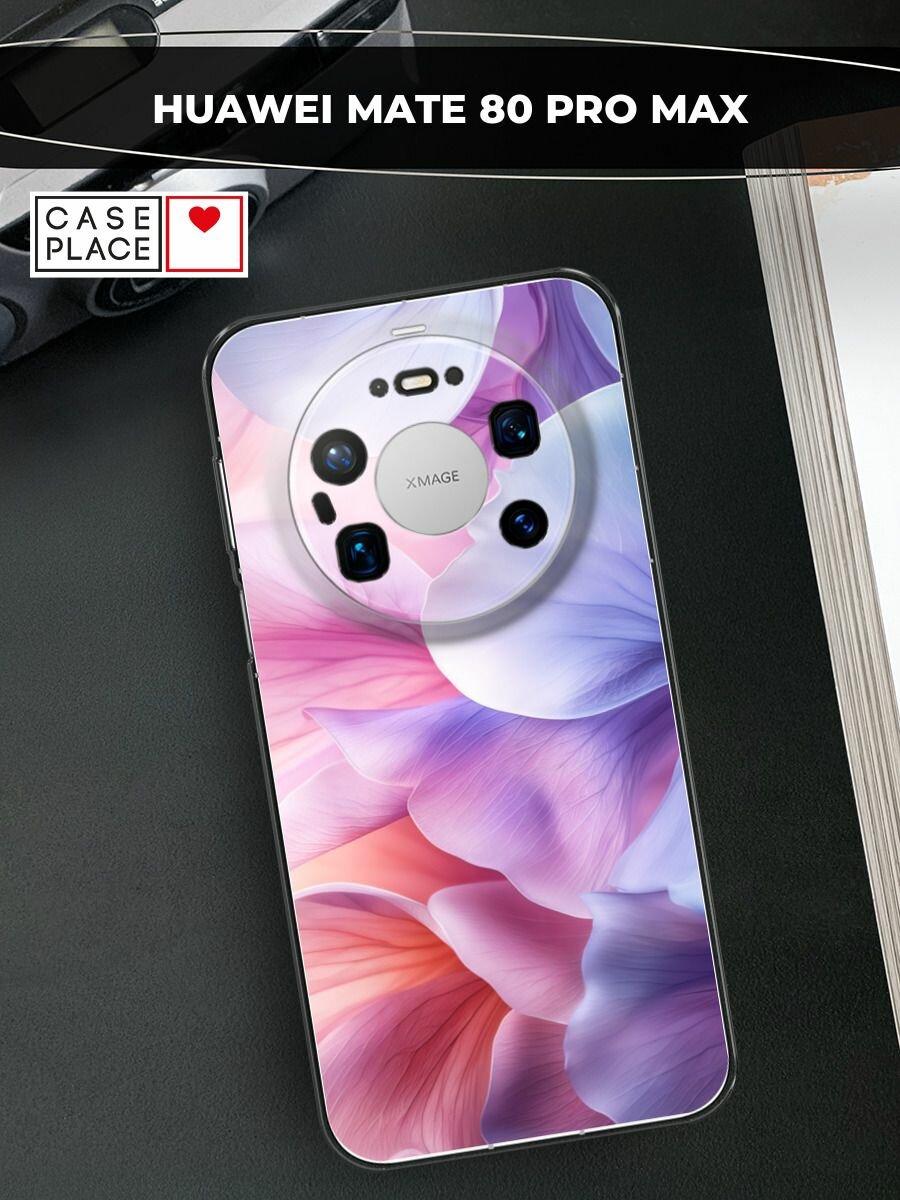 Чехол на Huawei Mate 80 Pro Max / Хуавей Мейт 80 Про Макс с принтом Щелковые лепестки