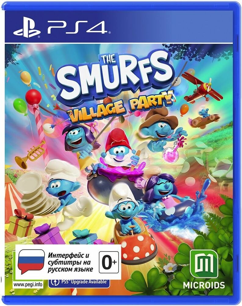 Игра The Smurfs - Village Party для PS4 (русские субтитры)