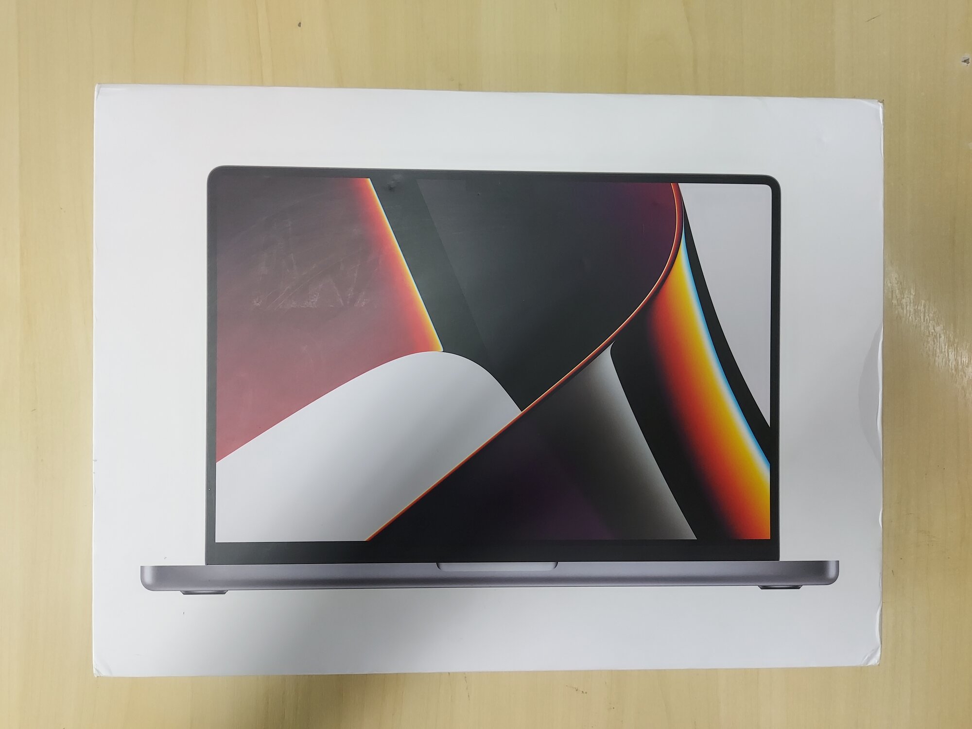 Комплект от ноутбука Apple MacBook Pro 14" MKGP3RU/A коробка с кабелем и зарядным устройством без ноутбука