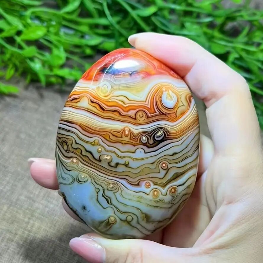 Агат натуральный гладкий, 30-40g