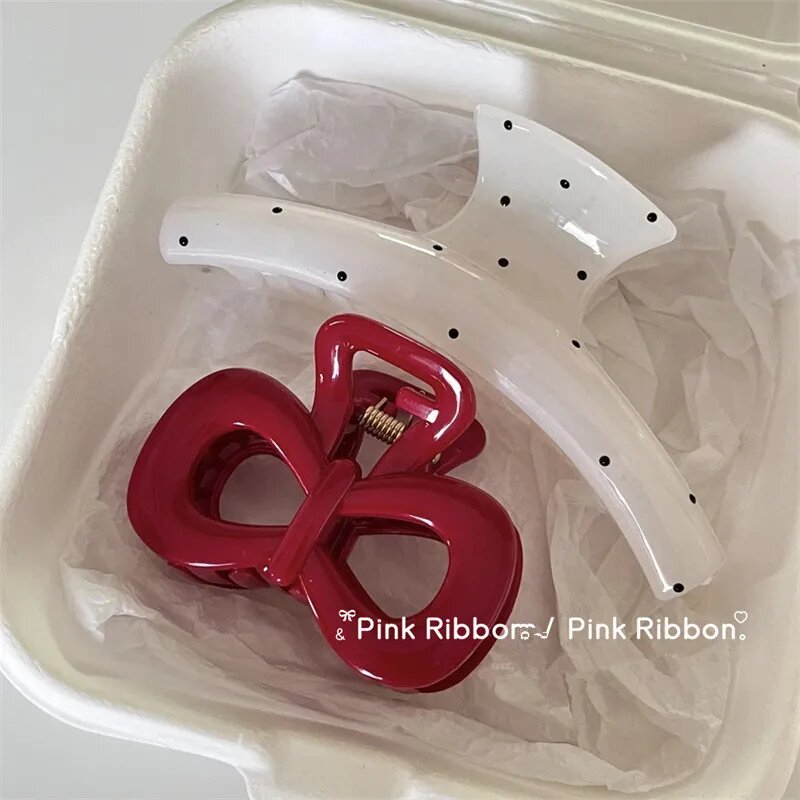 Заколка-краб Розовый 2pcs15
