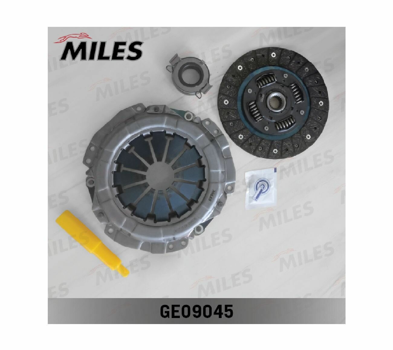 Сцепление в сборе (с подш.) TOYOTA AURIS I/COROLLA 1.6 07- GE09045, MILES GE09045