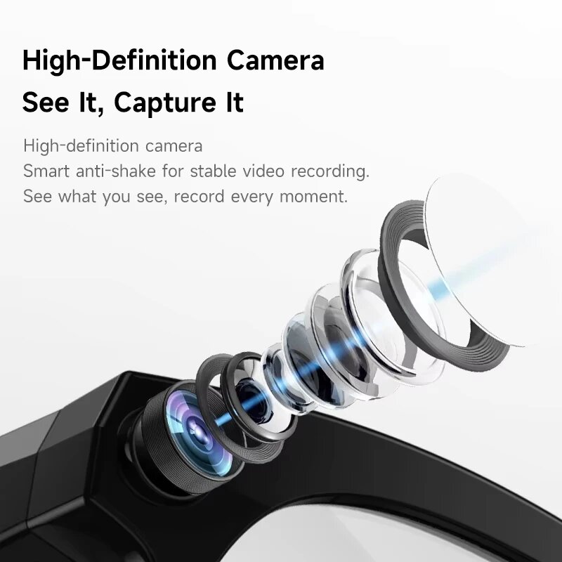 AI Smart Glasses Black — фото 1