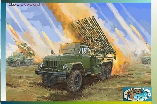 Качественная сборная модель советской ракетной установки BM13 HMMС в масштабе 1:35 от Trumpeter, арт. 01062
