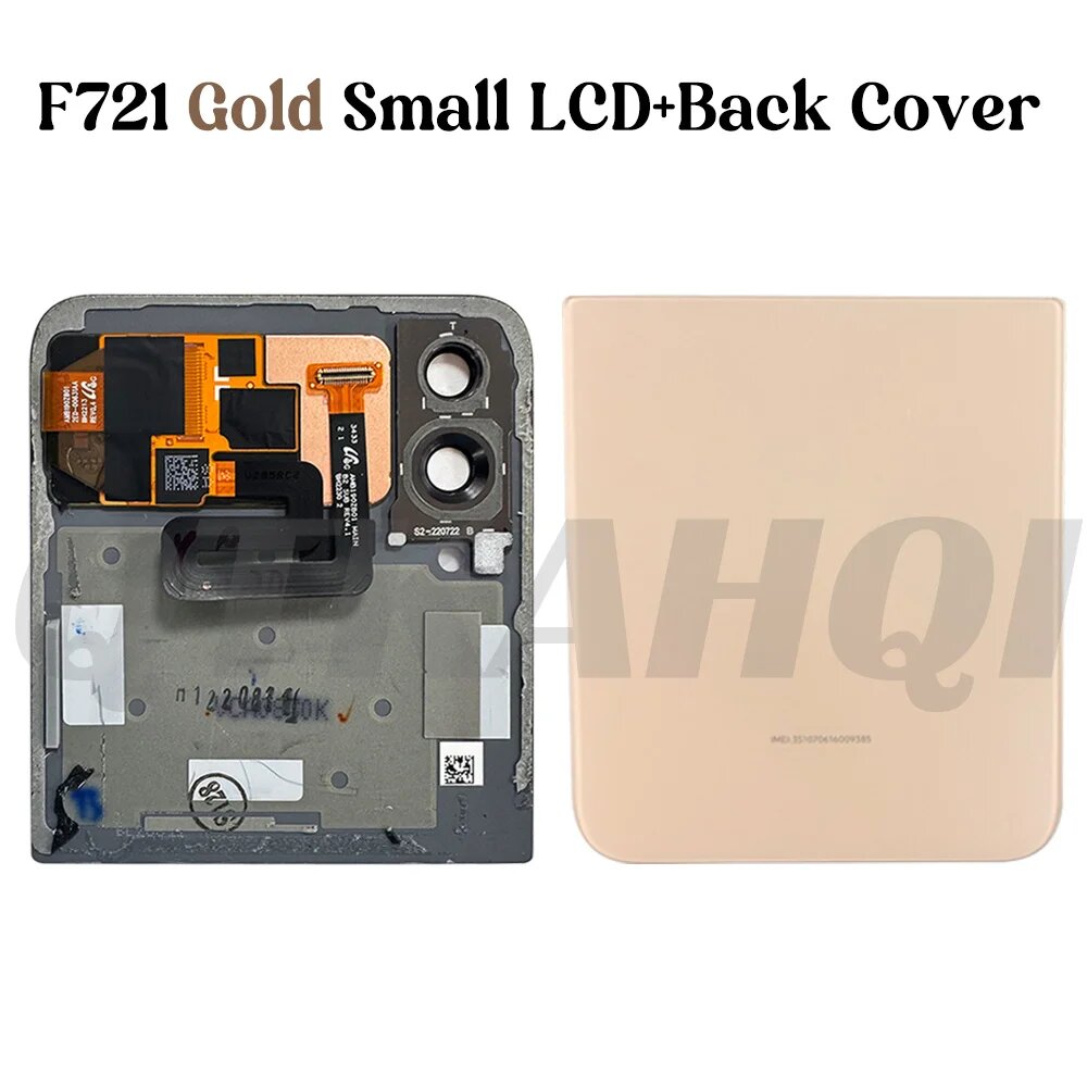 1,9 "Внешний экран для Samsung Z Flip4, дигитайзер сенсорного экрана в сборе для Samsung Z Flip 4 5G F721 F721B ЖК-дисплей