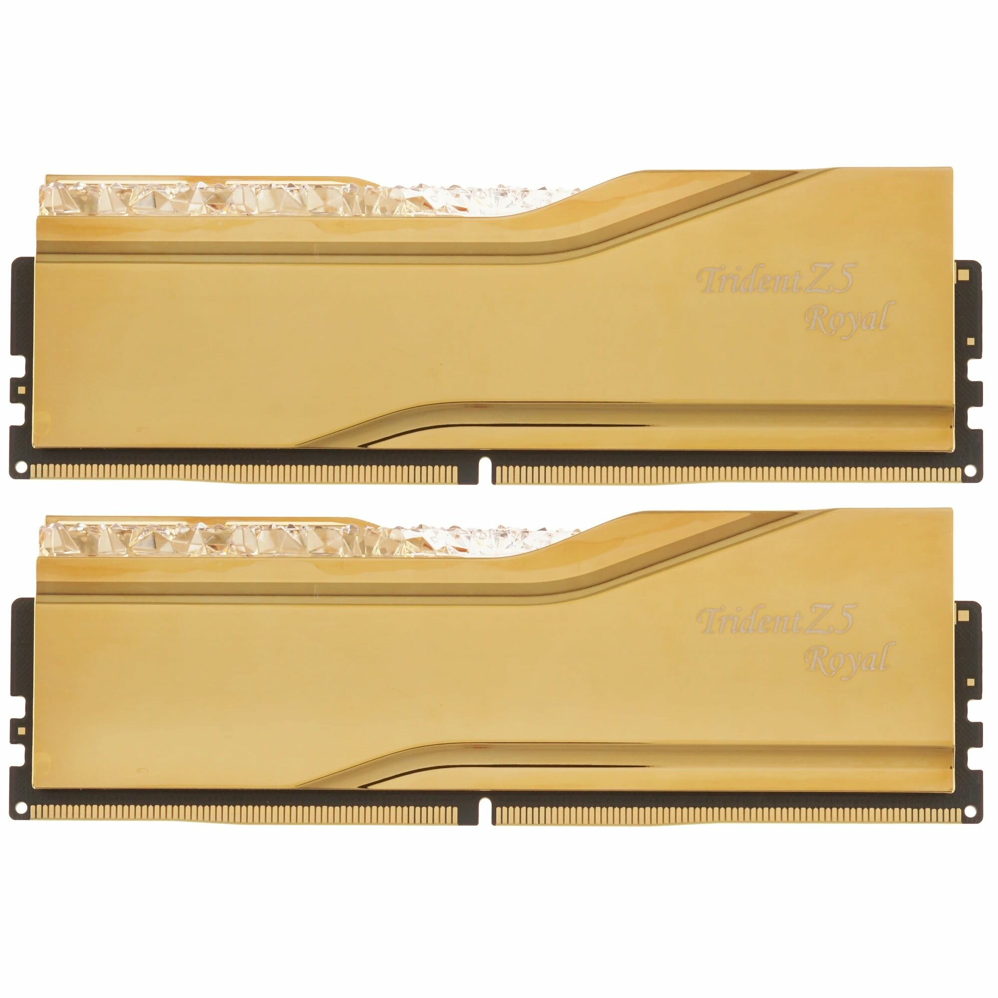 Оперативная память UDIMM G.Skill TRIDENT Z5 ROYAL RGB (F5-6000J2836G16GX2-TR5G) 32 ГБ - DDR5, 16 ГБ х 2 шт, 6000 МГц, PC48000