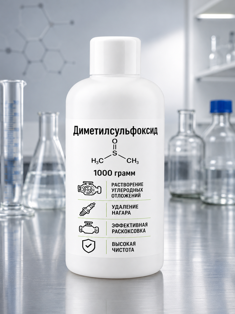 Диметилсульфоксид (дмсо) Универсальный эффективный очиститель, 1000 грамм.