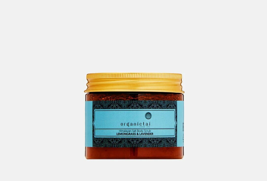 Organic Tai LEMONGRASS & LAVENDER Скраб для тела на основе гималайской соли 200мл