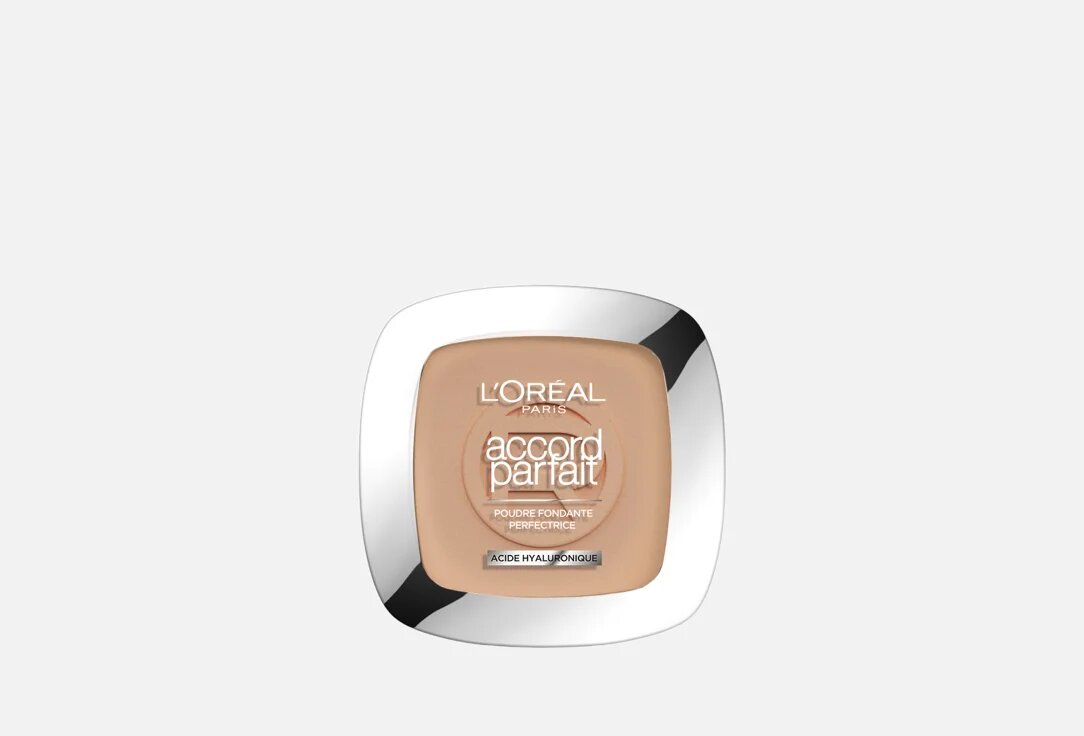L'Oreal Paris ACCORD PARFAIT Увлажняющая компактная пудра для лица 9 г 3. R/3. C, Бежево-розовый