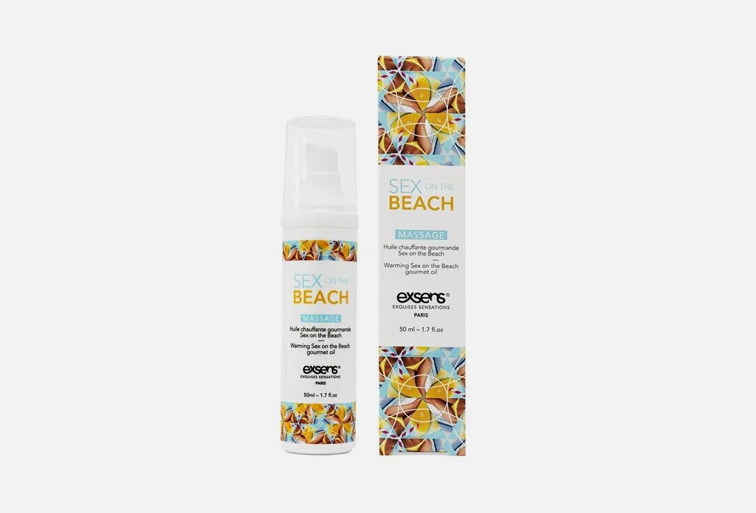 Exsens Gourmet SEX ON THE BEACH Разогревающее вкусовое массажное масло 50 мл