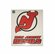 Наклейка с символикой NHL ХК New Jersey Devils, размер 10х15 см, цвет красный