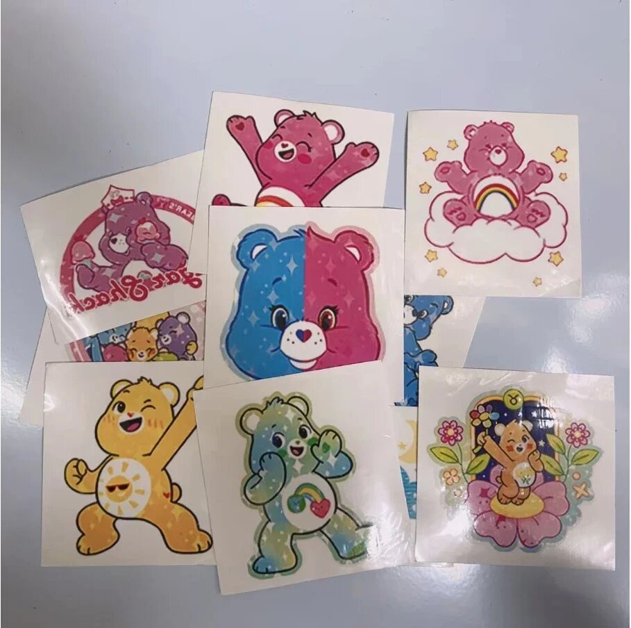 Водонепроницаемые тату-наклейки Care Bears, 10 шт.
