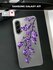 Силиконовый чехол на Samsung Galaxy A17 / Самсунг А17 с принтом Фиолетовая сакур...