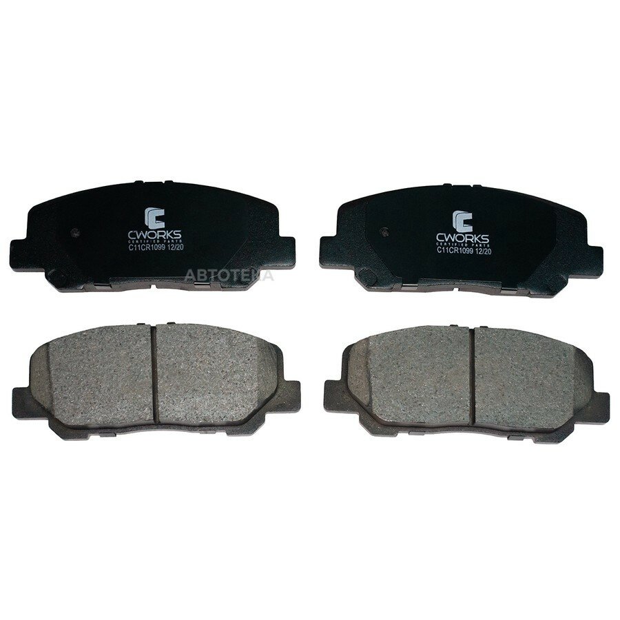 Тормозные колодки передние Low Metallic C11CR1099 CWORKS C11CR1099