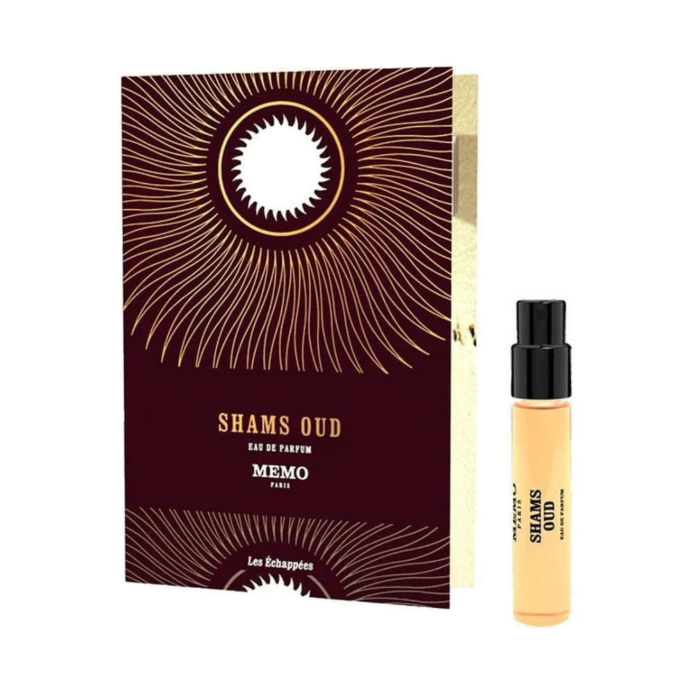 Memo Shams Oud 1.5 мл парфюмерная вода, унисекс, восточные, кожаные, удные, древесные