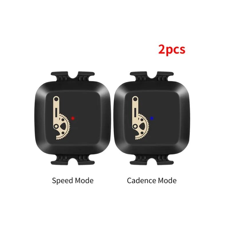 Coospo BK467 2PCS Датчик скорости каденции Беспроводная поддержка двойного режима Bluetooth Ant + Велосипед IP67 Водонепроницаемый