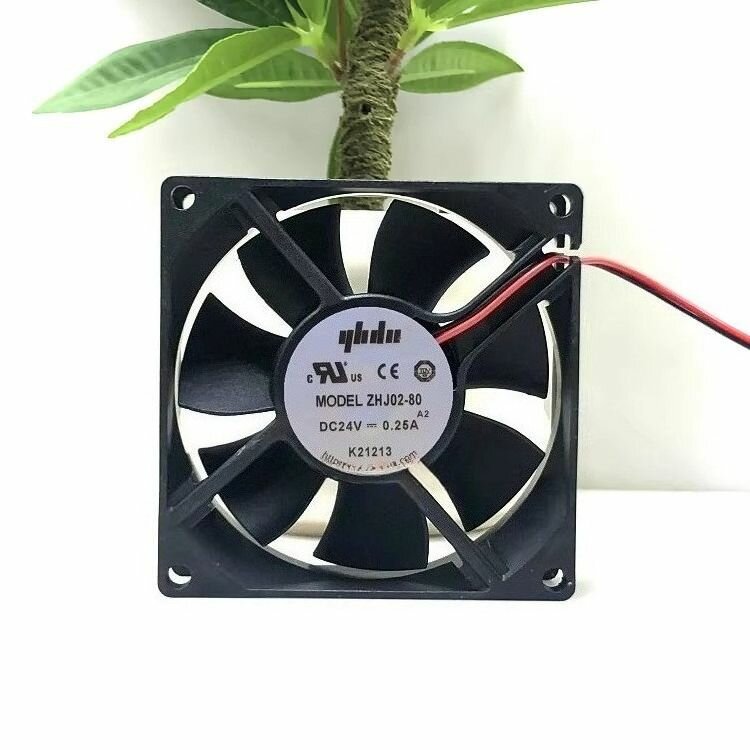 ZHJ02-80 8025 DC24V 0.25A Инверторный источник питания Промышленный вентилятор охлаждения -
