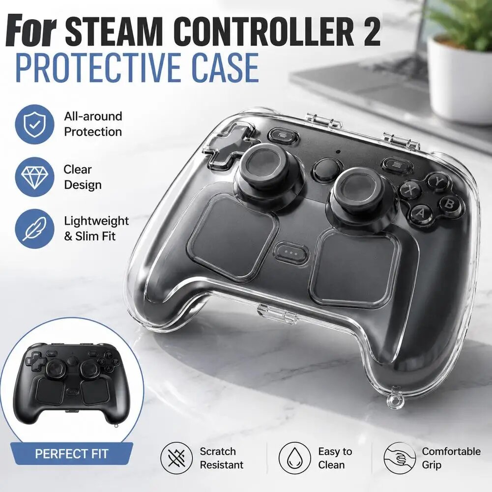 Прозрачный чехол для Steam Controller 2 — фото 1