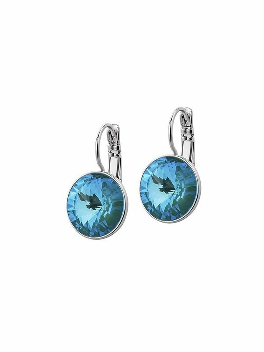 Серьги, хрусталь, кристаллы Swarovski