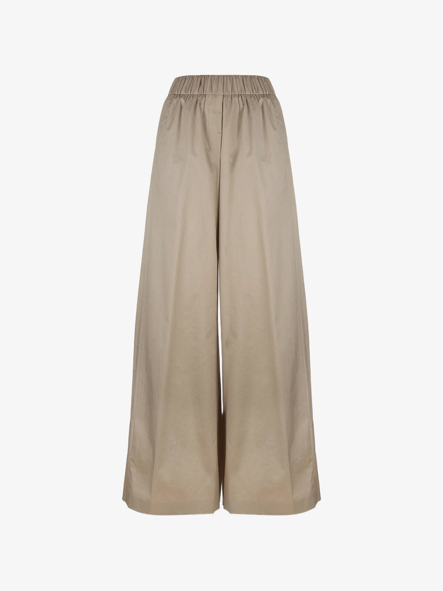 Брюки Elasticated-waist wide-leg trousers