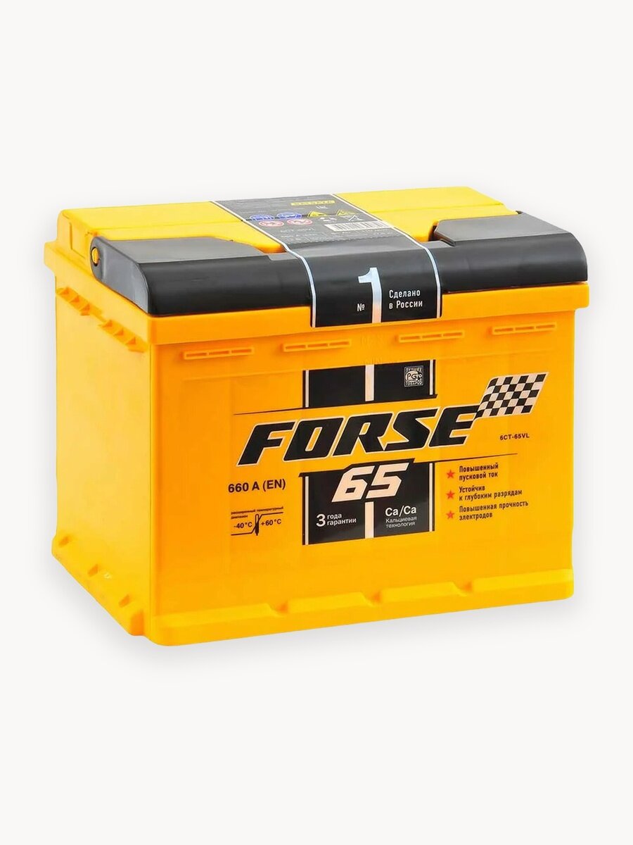 Аккумулятор FORSE 65 Ач 660А П/П 565107050