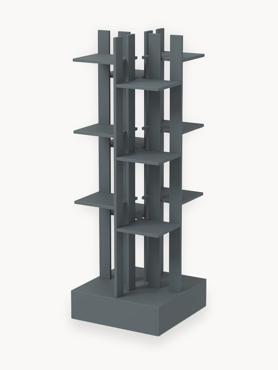 Подставка для Цветов Стойка цветочница №2, Темно-Серый. Производитель товара - компания ТОБ.