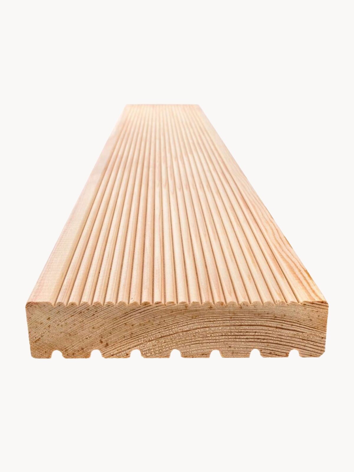 Террасная доска из лиственницы 28х142х3000мм сорт АВ (упаковка / 4шт / 1,7м2)