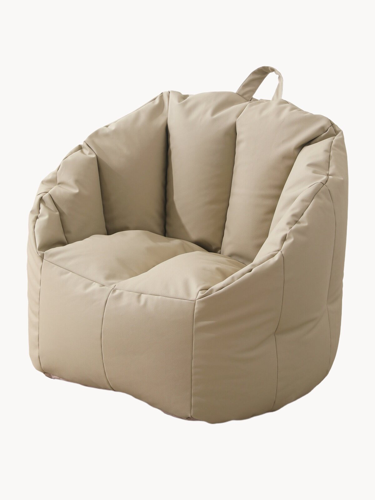 Кресло мягкое пуф UNIX Kids Classic Camel бескаркасное бежевое 75 х 65 х 65 см, до 80 кг