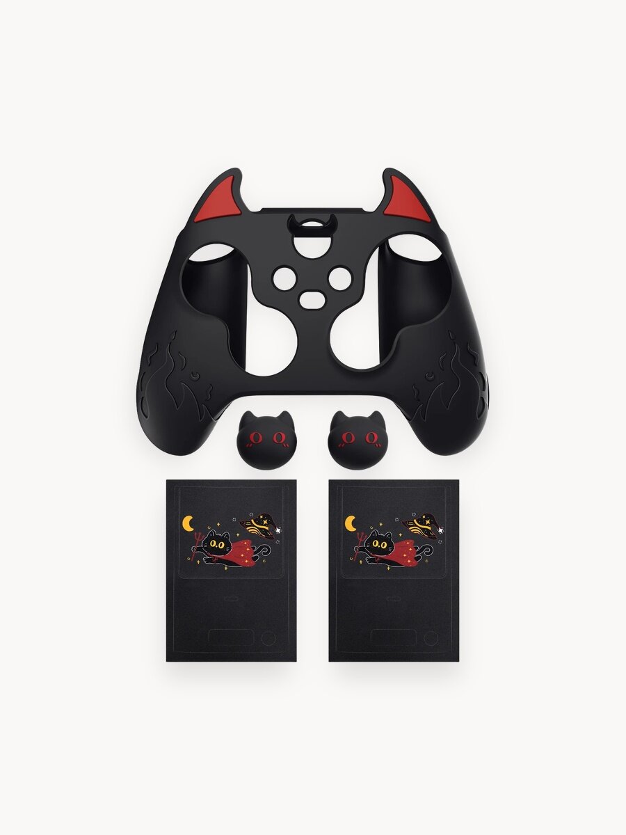 EXtremeRate силиконовый чехол Cute Demon для контроллера Xbox Series X/S Black