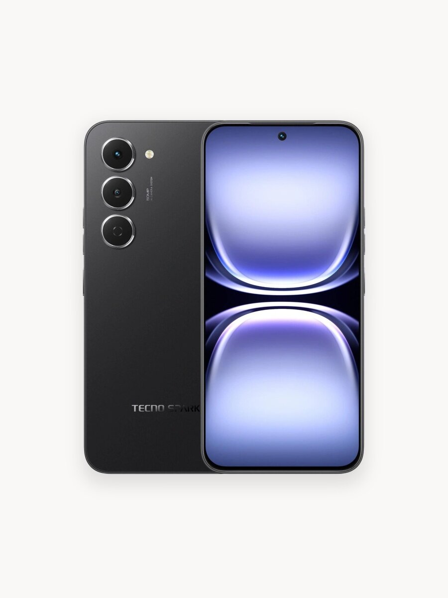 Смартфон TECNO Spark 40 Pro , NFC, 8GB, 128GB, AMOLED, 6.78", 5200mAh черный (ink black)