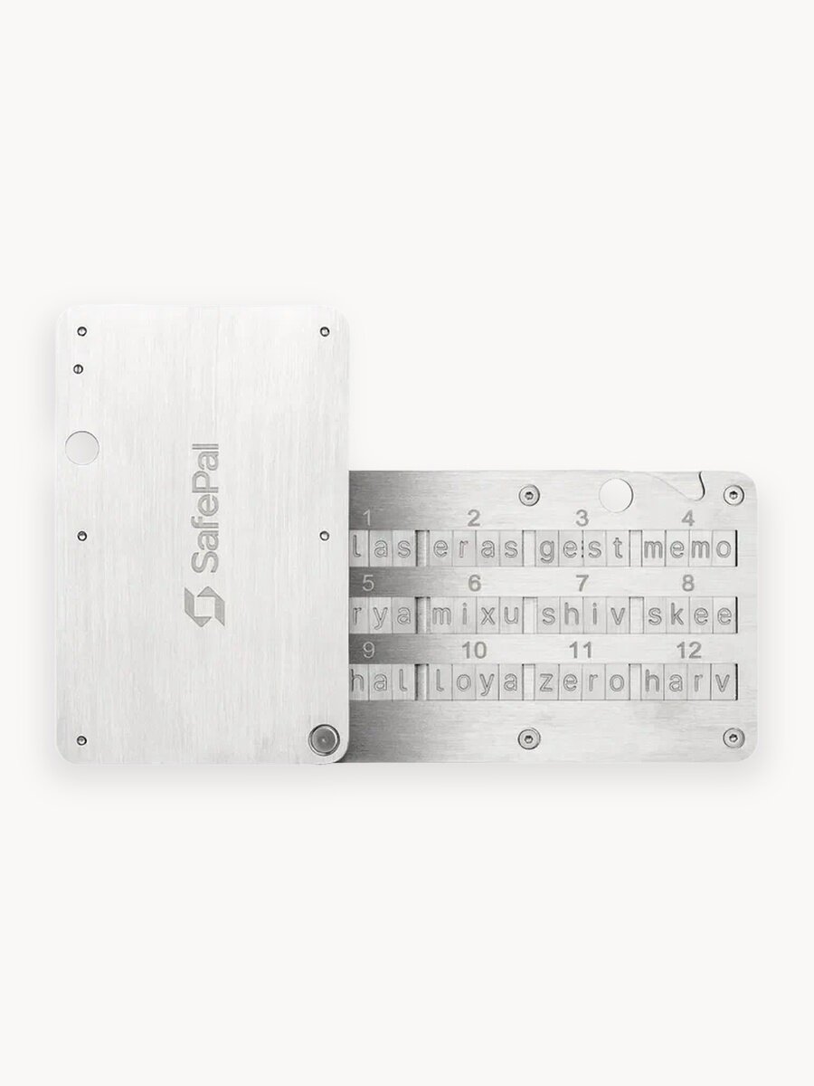 Устройство Safepal Cypher для записи мнемонической seed фразы от официального реселлера CRYPTORO